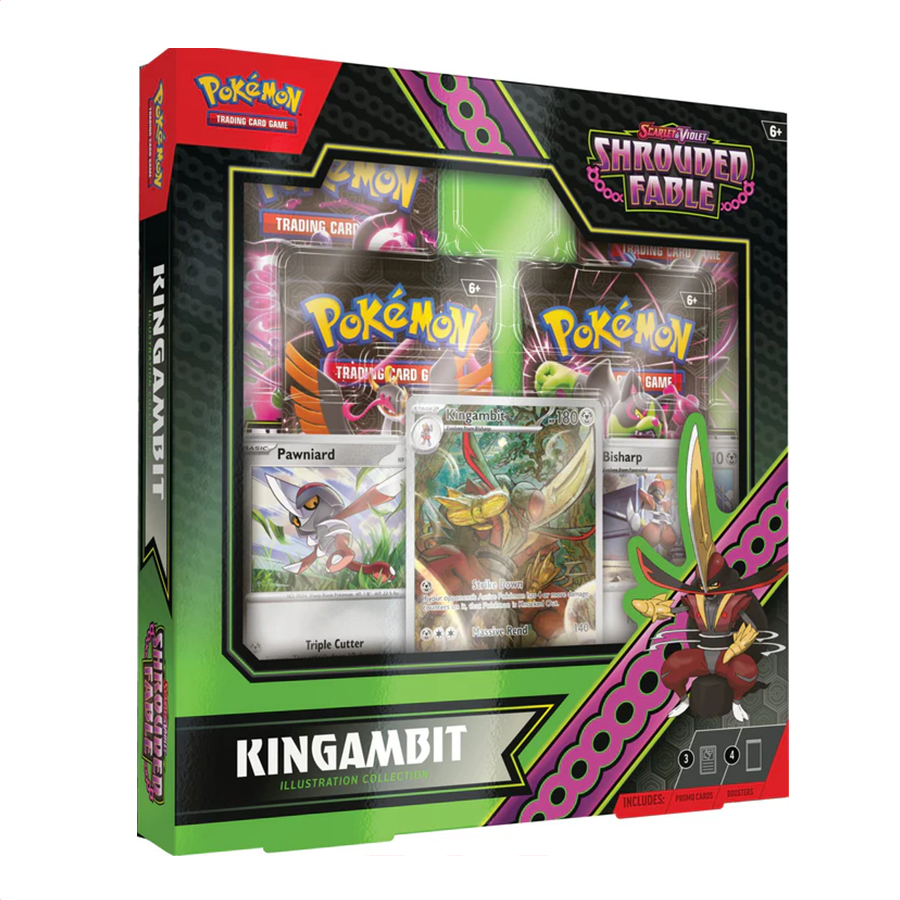 Pokémon Shrouded Fable Kingambit Illustration Rare Collection Box Trad