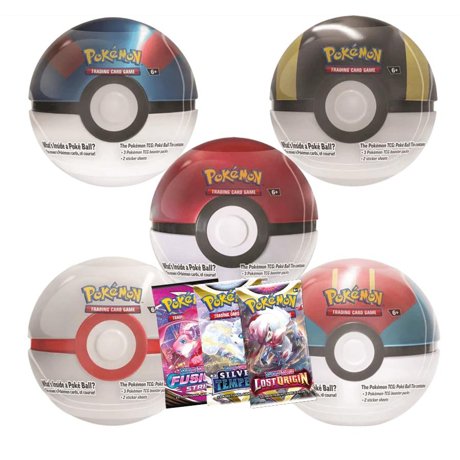 Pokémon Poke Ball Tin Series 9 - Trading Card Game