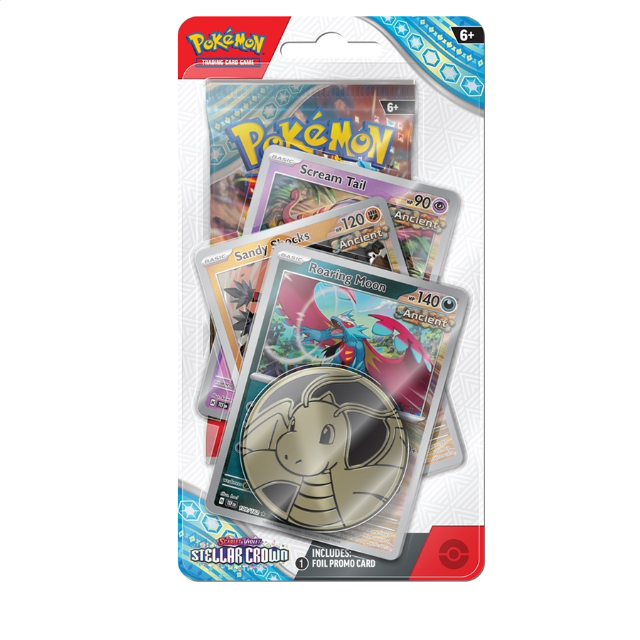 Pokémon Checklane Blister - Stellar Crown (Roaring Moon)